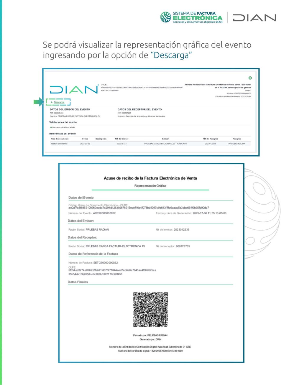 Consulta eventos RADIAN